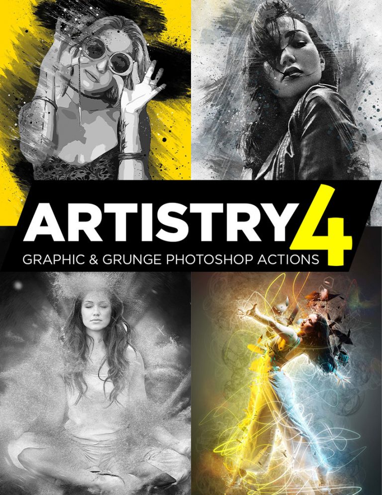 Artistry4: GrungeArt Actions for Photoshop – Sebastian Michaels Special ...