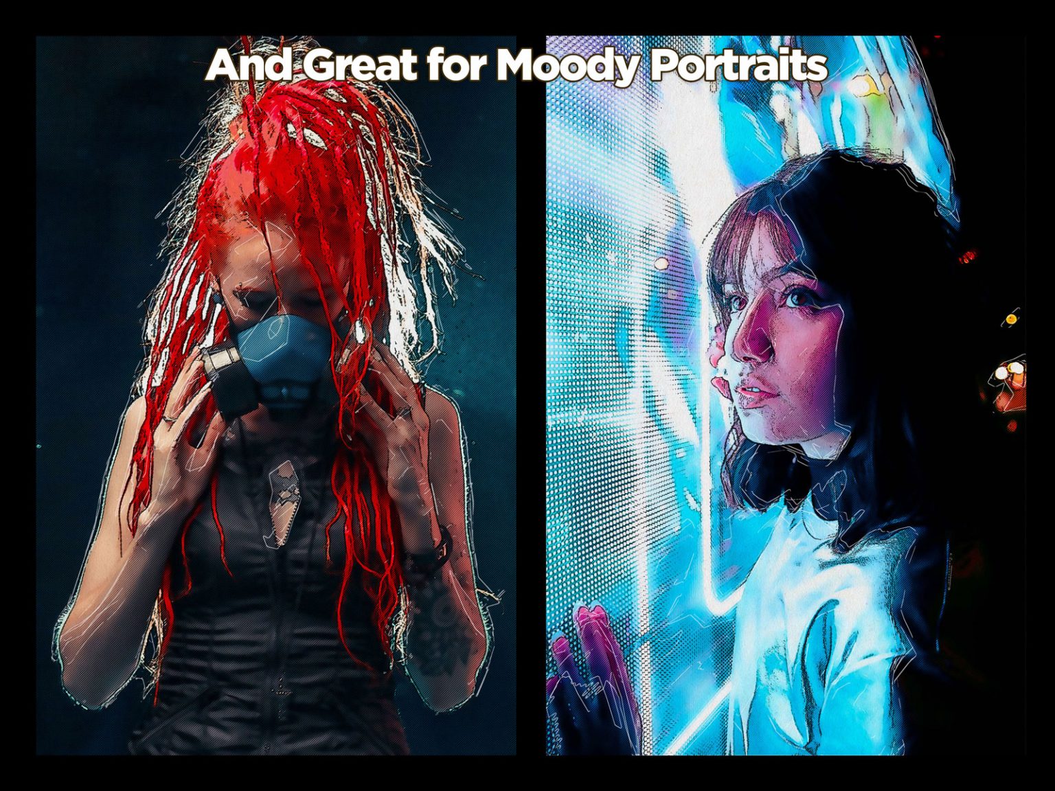 Vivid Illustrator Photoshop Effect - PhotographyBB Marketplace