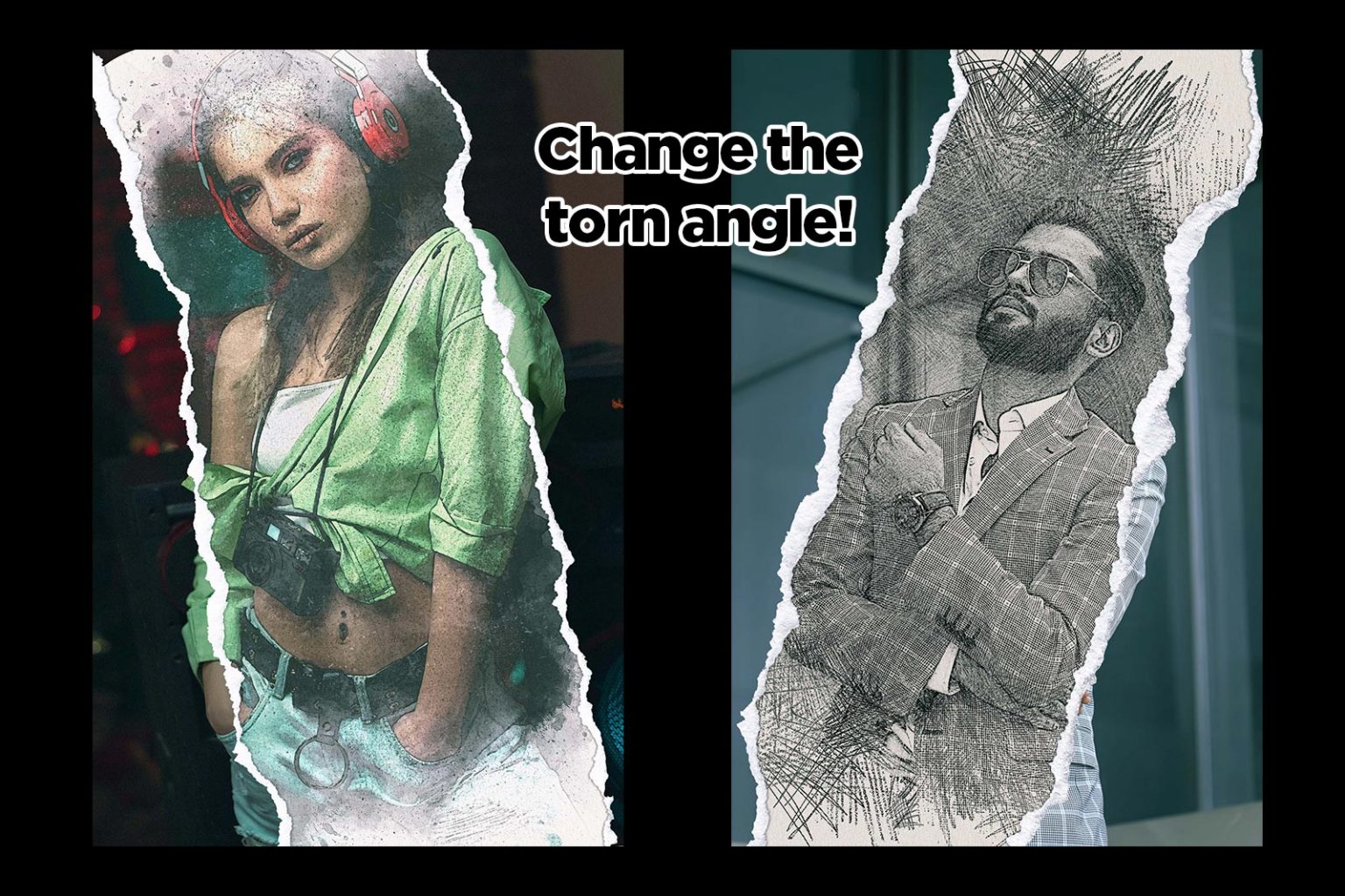 PaperCraft Photoshop Effect - PhotographyBB Marketplace