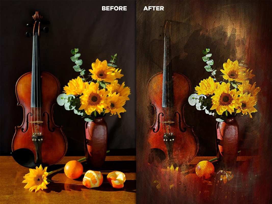 FineArt Painter Effect for Photoshop - PhotographyBB Marketplace