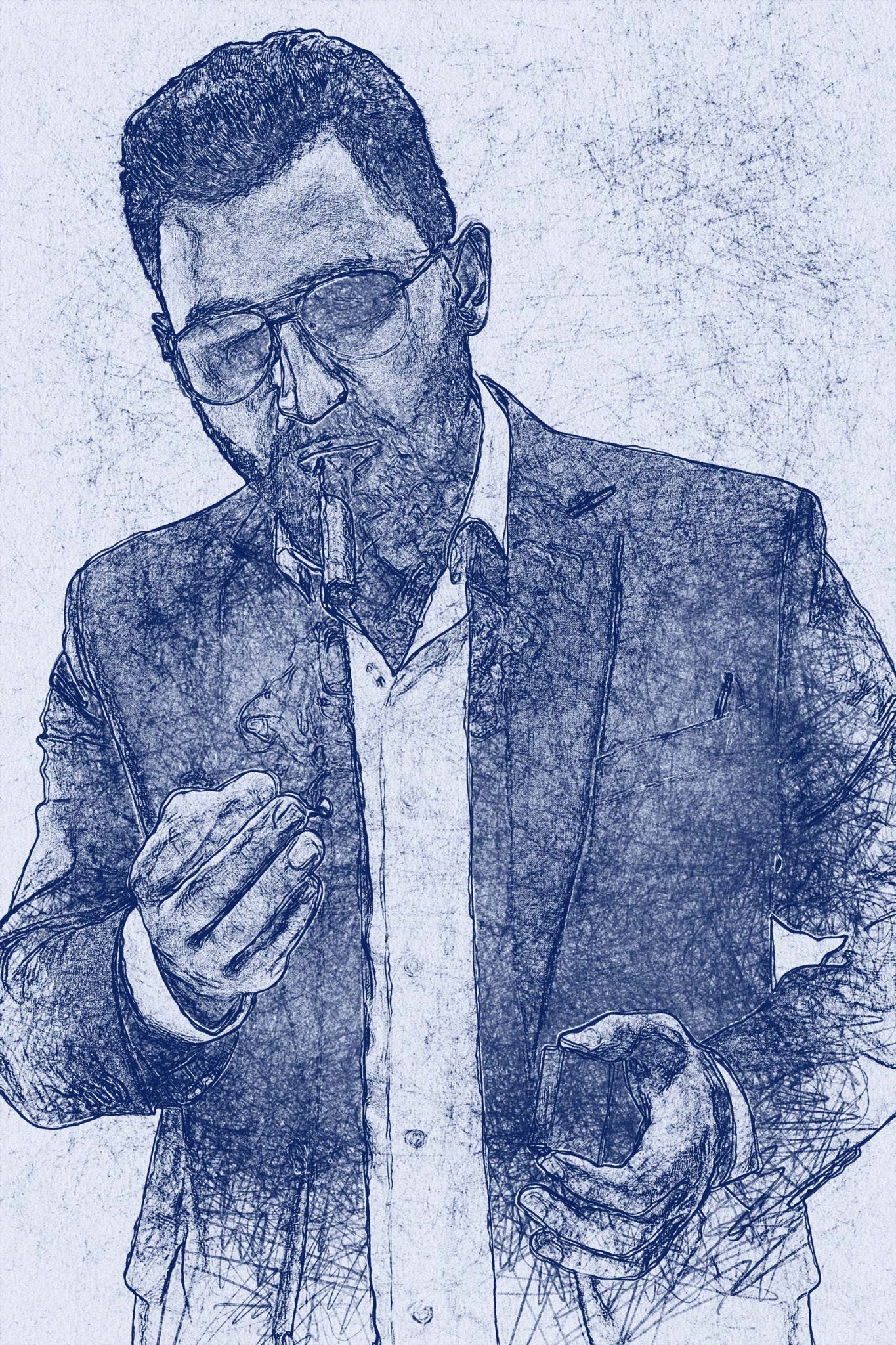 BallPoint Pen Drawing Effect - PhotographyBB Marketplace